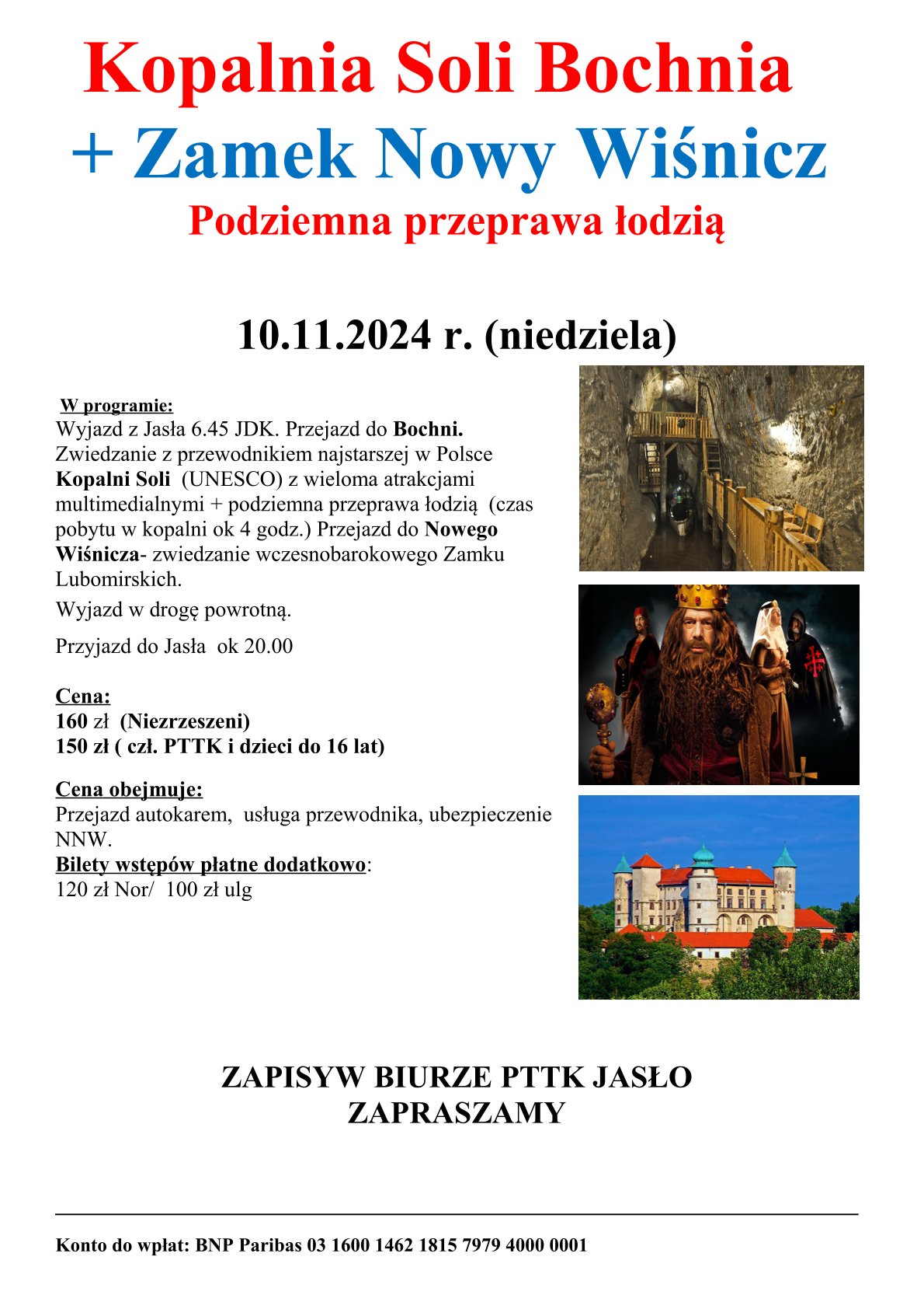 Bochnia 10.11.2024 – PTTK oddział Jasło